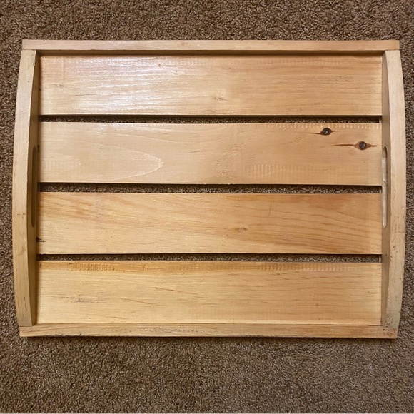 Kitchen | Wood Service Tray | Poshmark